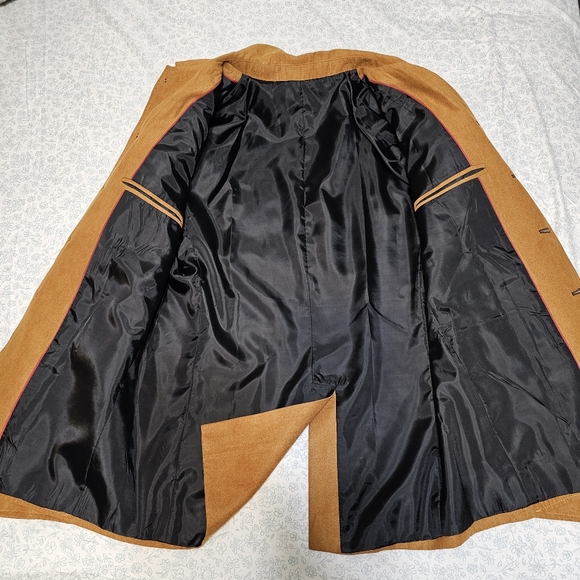 Jackets & Coats | Mens Faux Suede Safari Blazer Jacket Medium | Poshmark